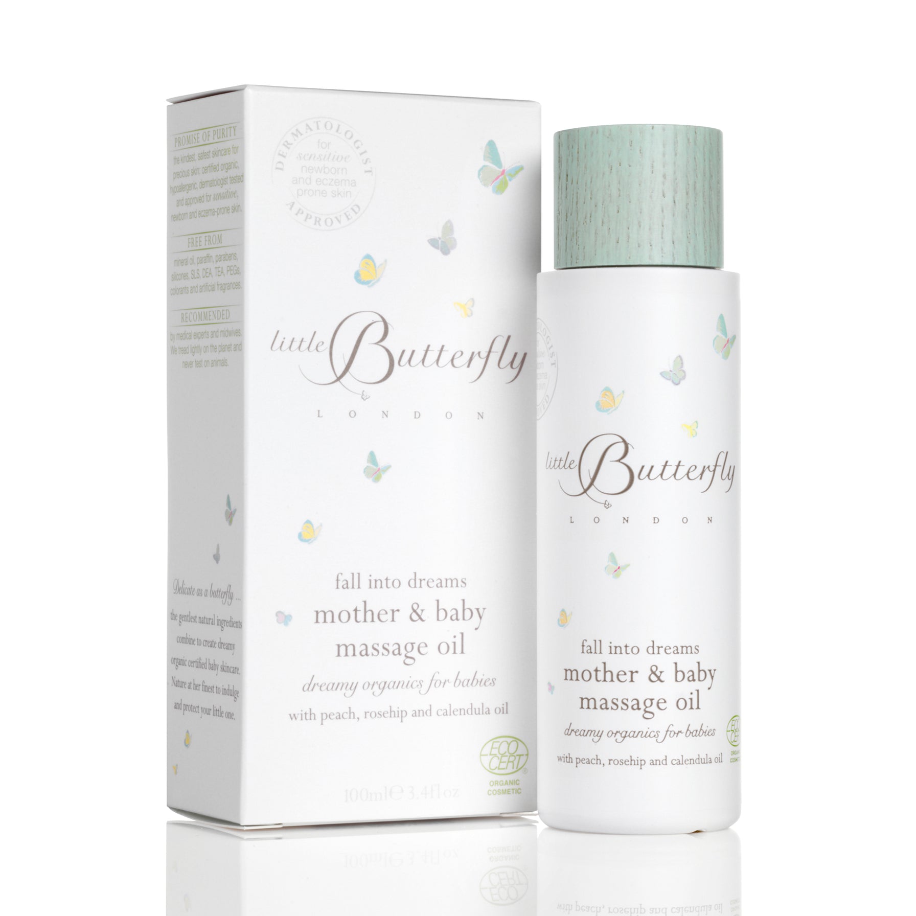 Natural Mother & Baby Massage Oil - Little Butterfly